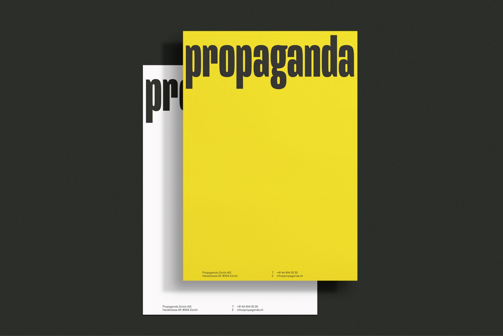 Propaganda - Studio Risch Werbeagentur Sarganserland